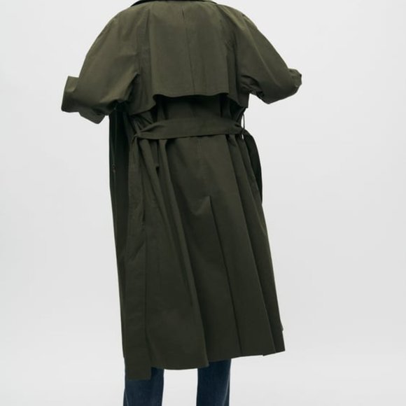 Zara | Jackets & Coats | Nwt Zara Water Repellent Trench Zw Collection S M | Poshmark